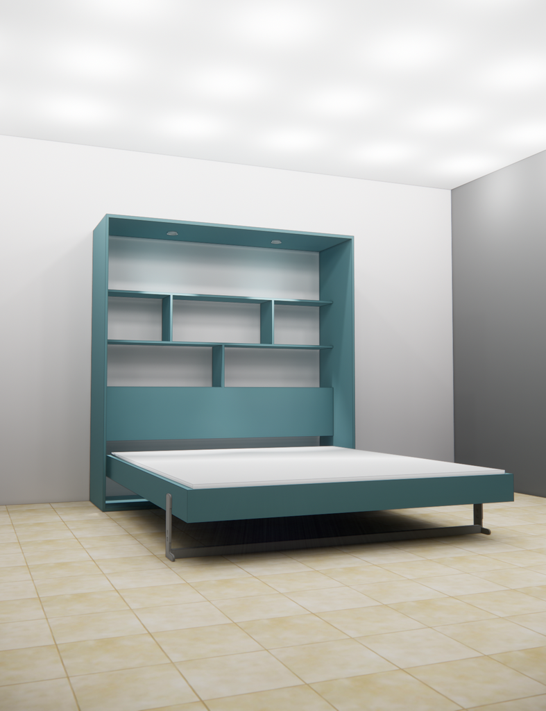 King Vertical iBed with Storage Small(BSL MR+) | www.invisiblebed.com